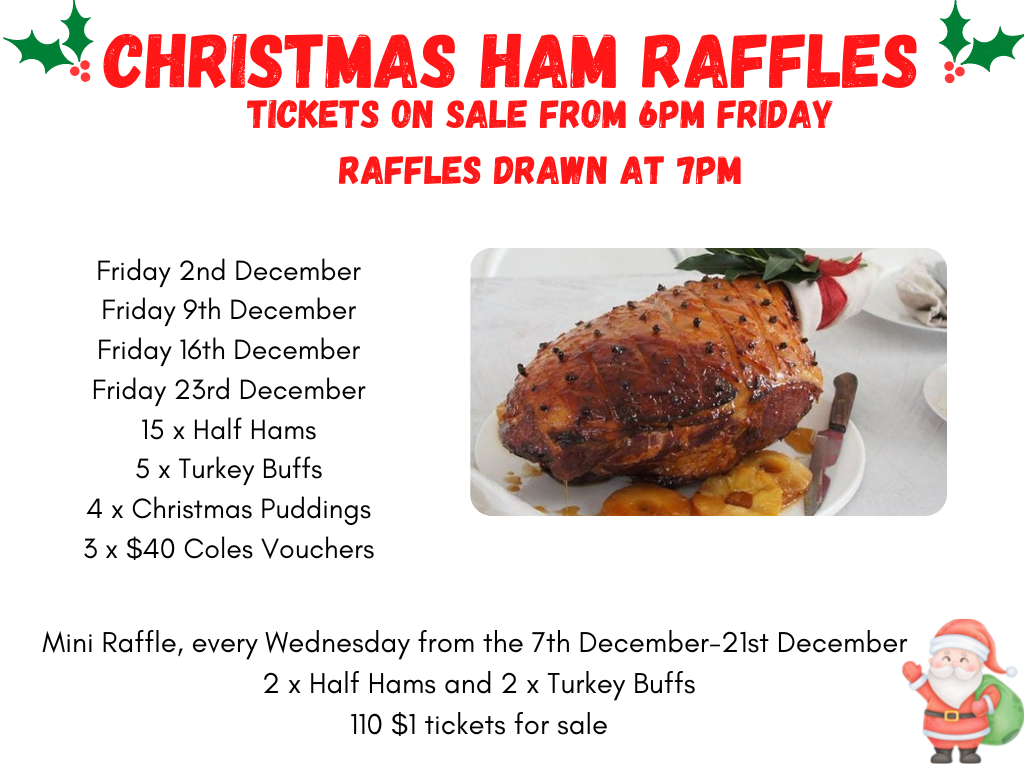 Ham Raffles At Sporties – Gladesville Sporties
