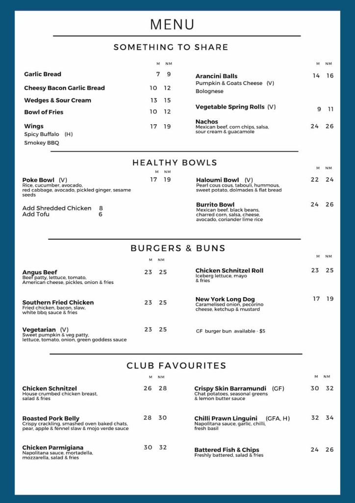 Sporties Bistro - Gladesville Sporties